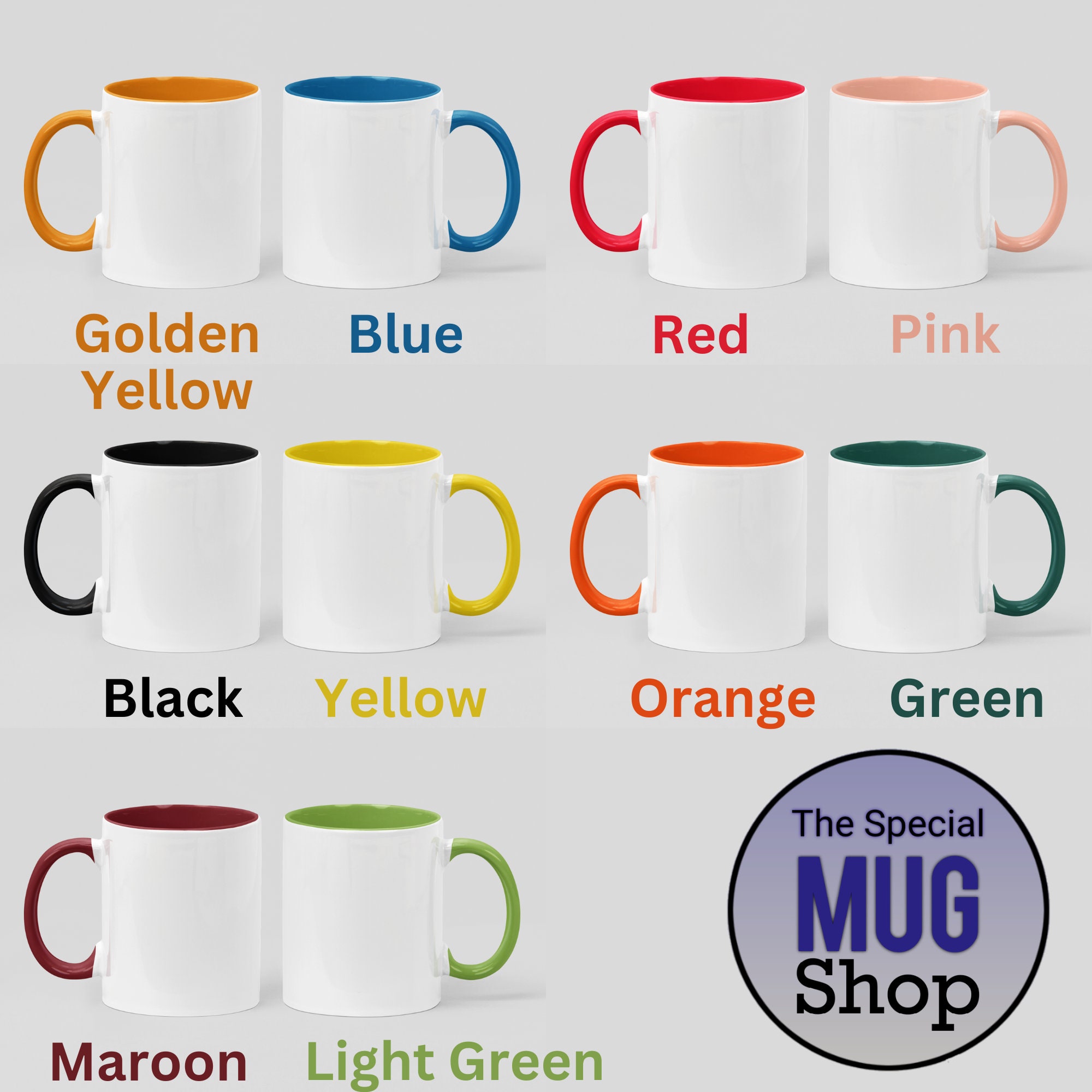 Pink Floral English Alphabets Design Mug With Personalise Name Parents ...