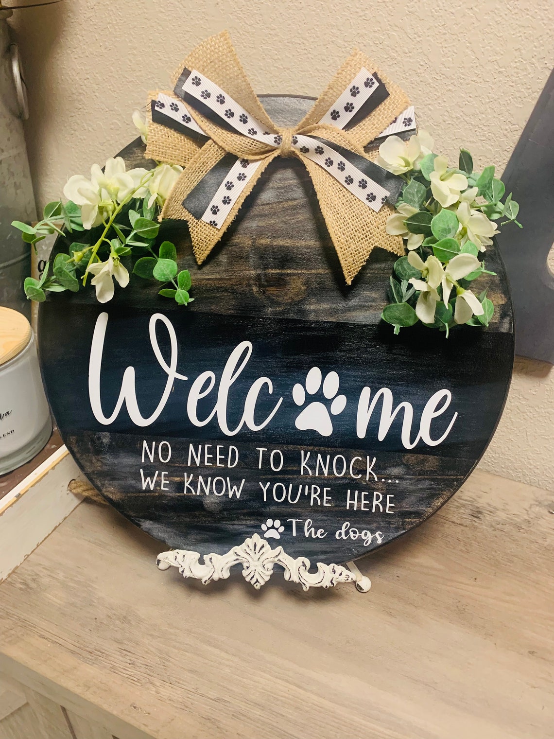 Welcome Wood Sign - Etsy