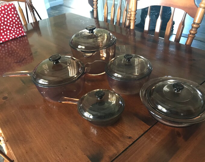 Vintage Rare Pyrex Vision Cookware Set - Etsy