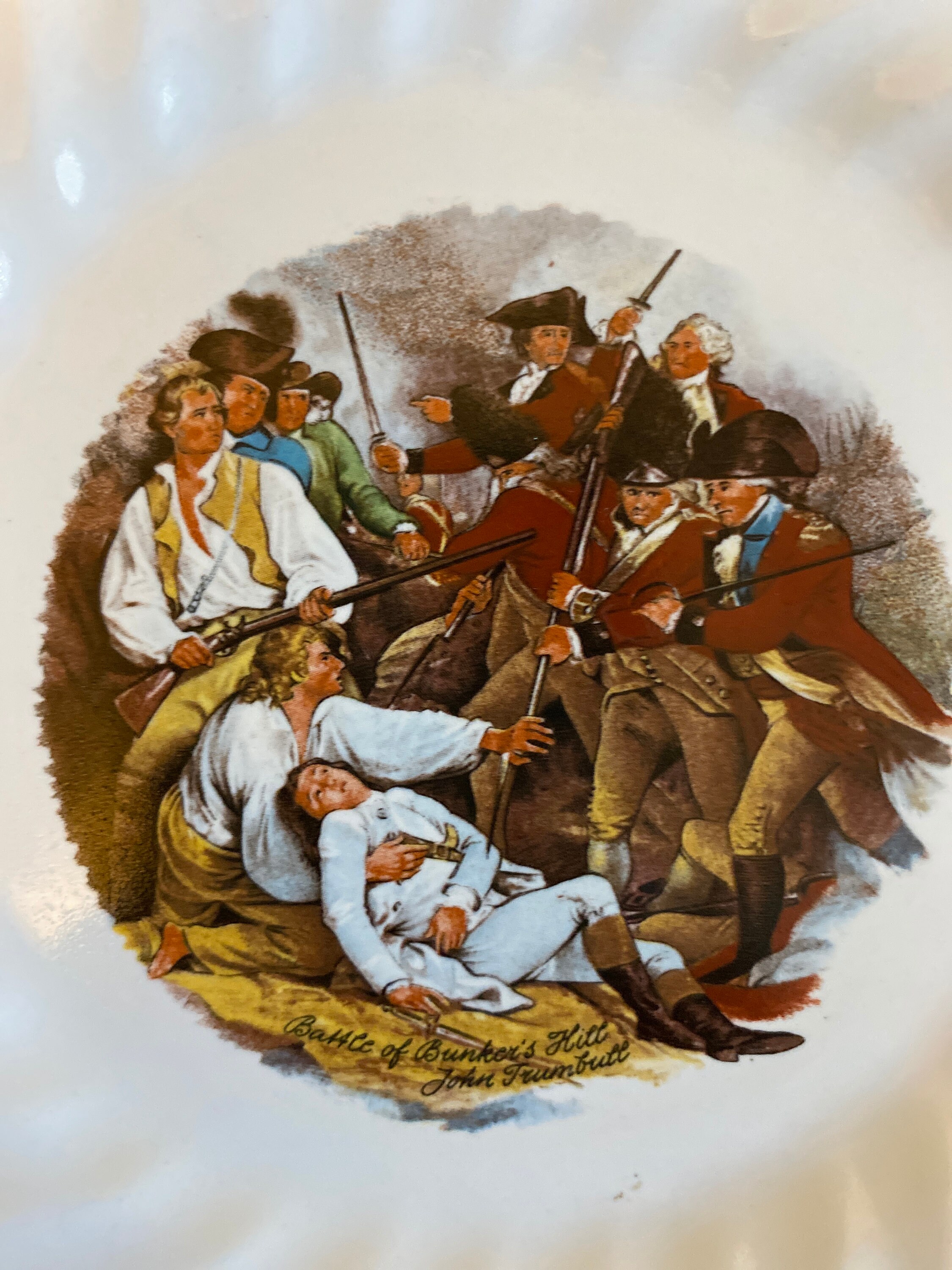 4 Piece Set Decorative Historical Plates - Etsy