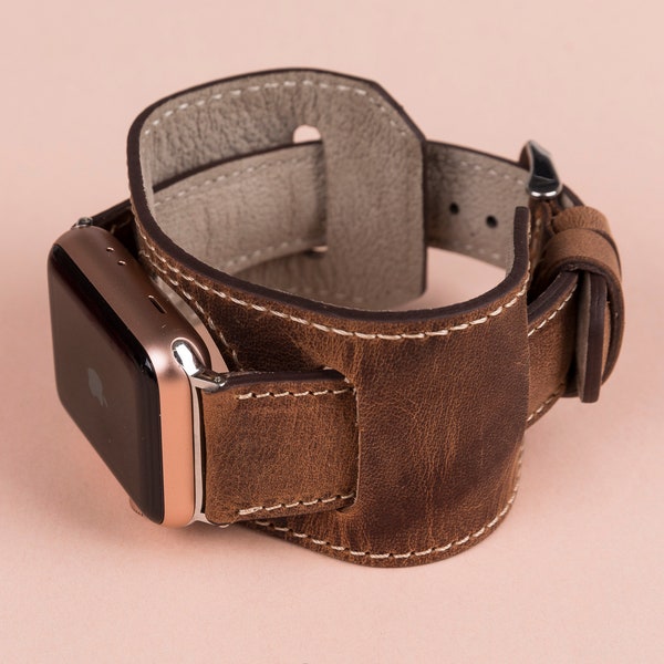 Apple Watch Cuff Strap - Etsy UK