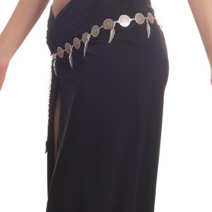 Antique Silver Round Piece Leaf Charm Handmade Design Ethnic Belt ...