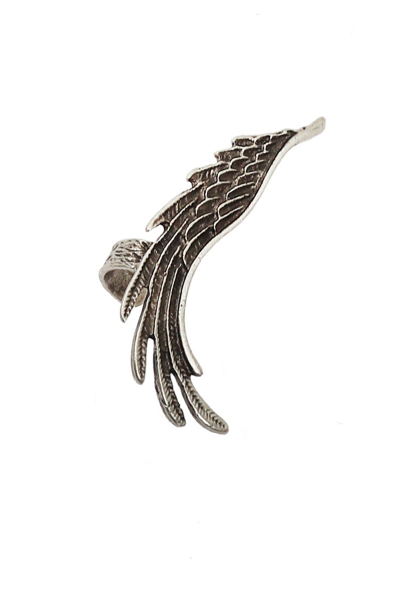 Angel Wing Ear Cuff Single Angel Wing Stud Cuff Earring - Etsy