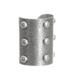Antique Silver Open Wide Band Cuff Bracalet, Statement Wide Band Bangle ...