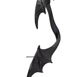 Bat Wing Ear Cuff, Single Bat Wing Stud Cuff Earring, Bat Wing Ear Wrap ...