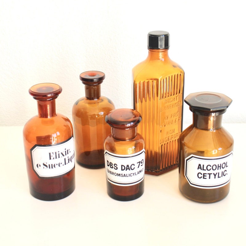 Apothecary Bottles - Etsy