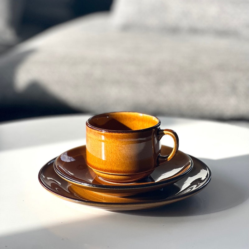 Yellow Tea Cup Set - Etsy