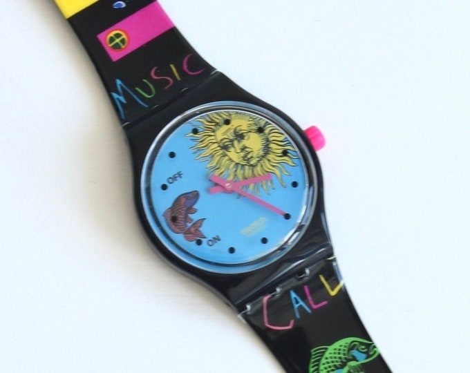 Vintage Swatch Watch, Europe in Concert Musicall Swatch, 1992, Swatch ...