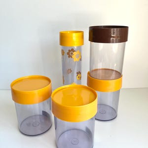 Retro Brown Erik Kold Containers, Erik Kold Storage Containers, Danish ...