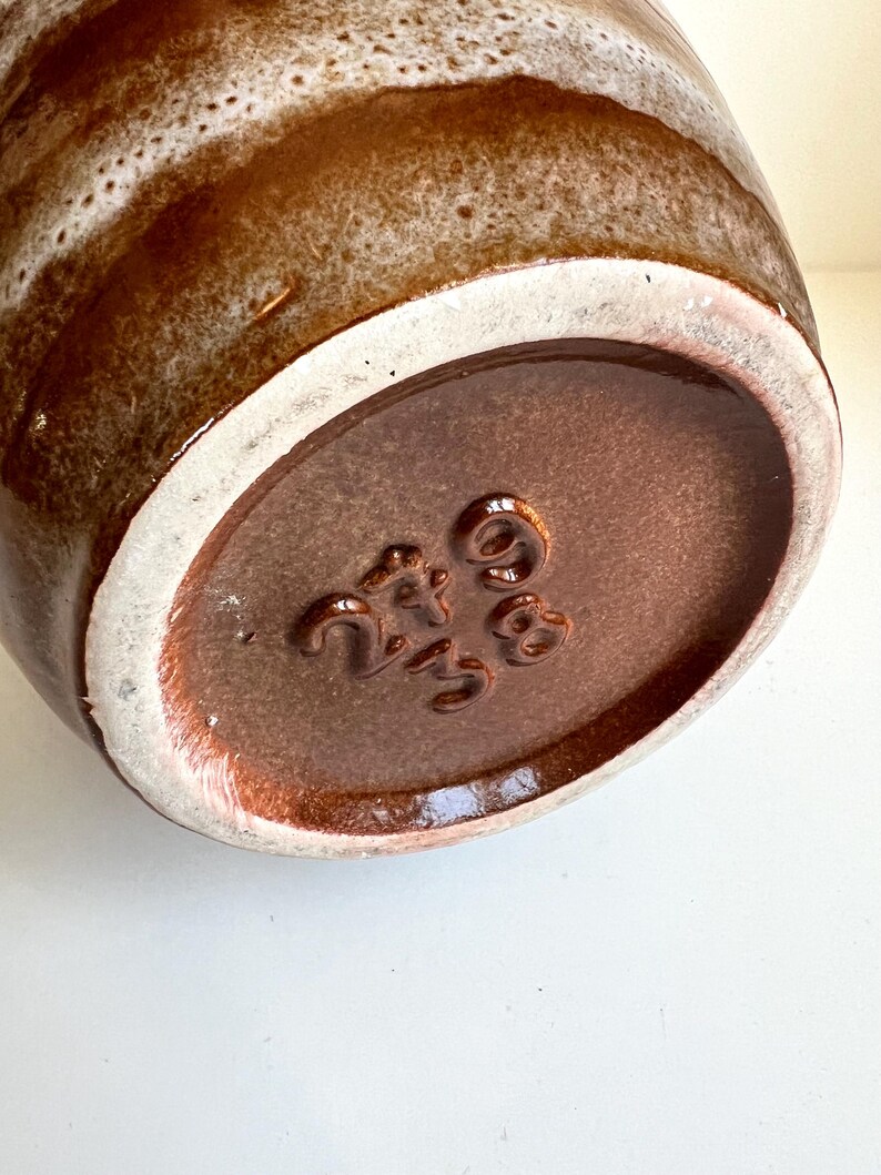 Vintage Scheurich Keramik 279-38 Fat Lava Floor Vase: Lora Style Brown ...