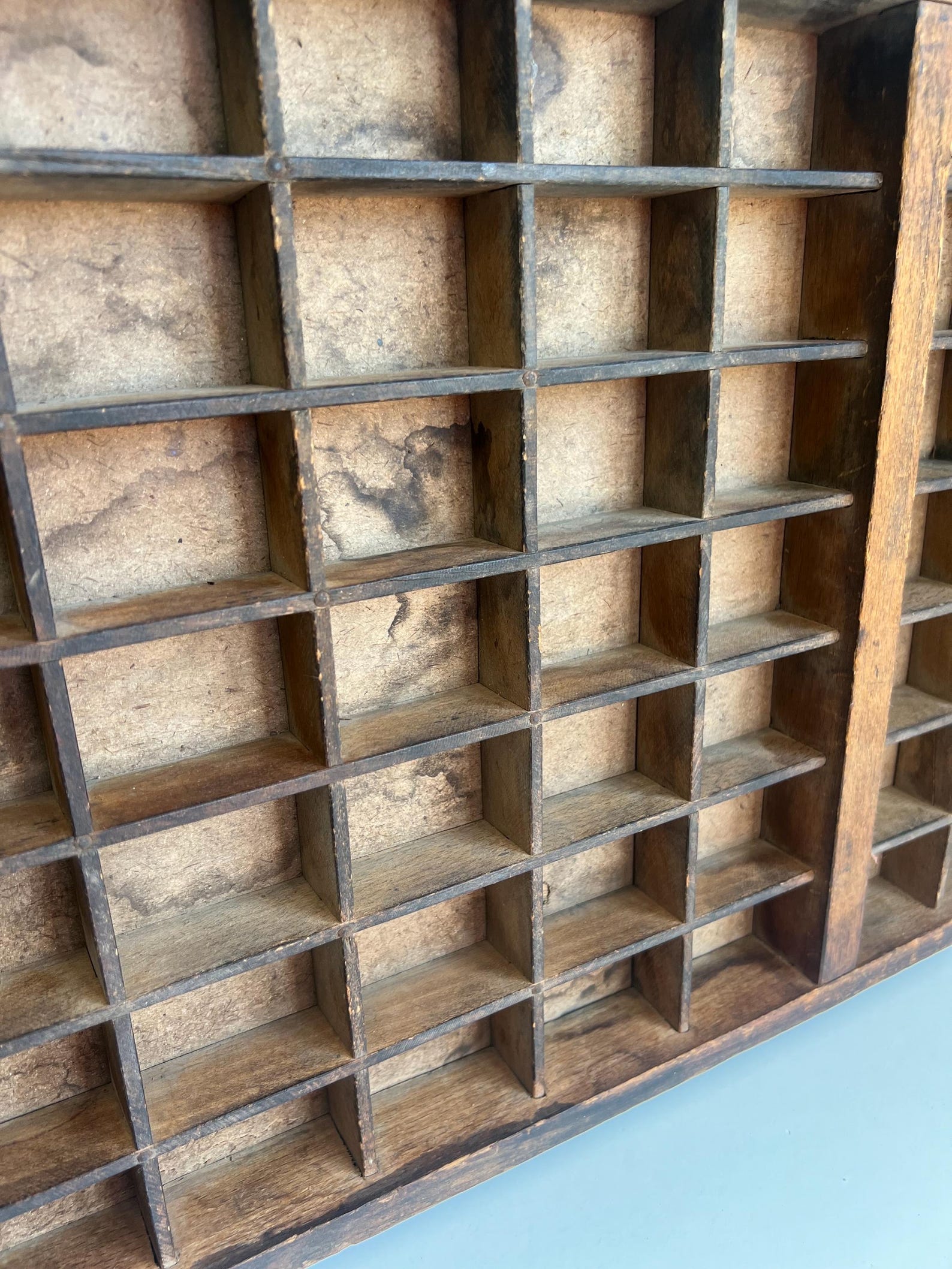 Long Vintage Rustic Letterpress Drawer, Type Drawer, Type Case Drawer ...