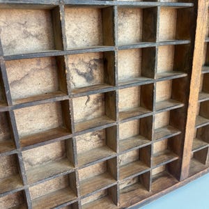 Long Vintage Rustic Letterpress Drawer, Type Drawer, Type Case Drawer ...
