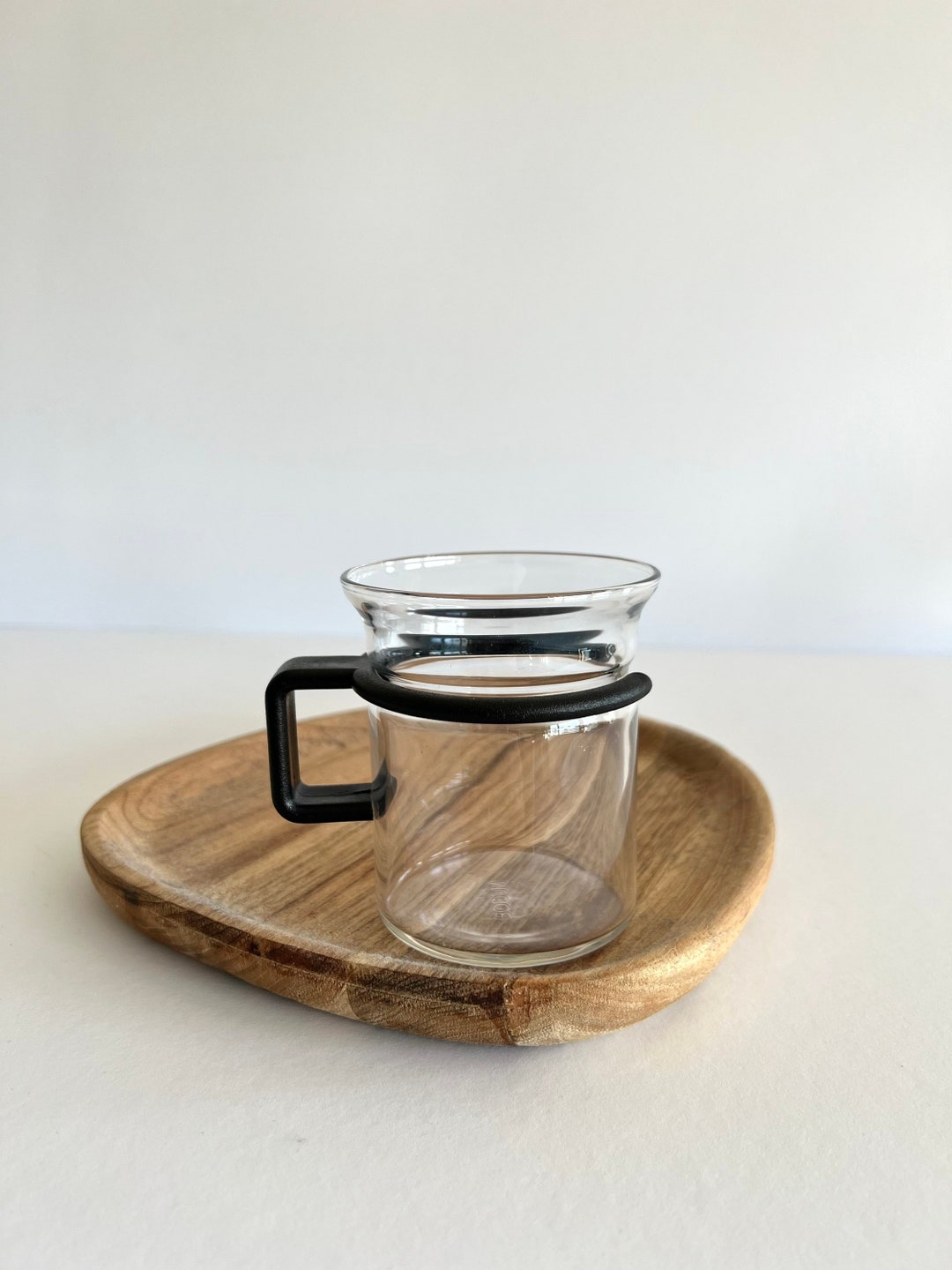 Single Vintage Black 80s Bodum Glass Tea Cup, Black Bodum Picard Cup ...