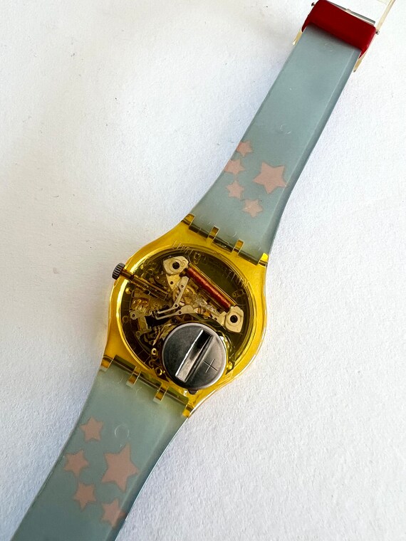 Vintage 1995 Swiss Swatch watch GJ117 WILD LAUGH desi… - Gem
