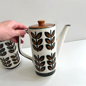 Vintage BOCH Belgium Rambouillet Tall Coffee Pot, Made in Belgium ...