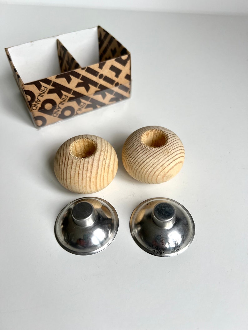 Set of 2 Vintage Finnish Aarikka Finland Wooden Candle Holders - Etsy ...