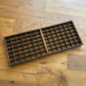 Long Vintage Rustic Letterpress Drawer, Type Drawer, Type Case Drawer ...