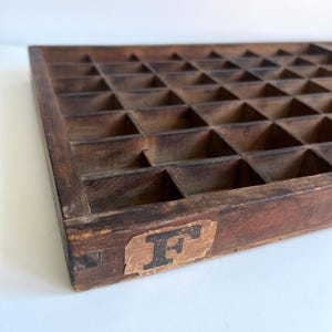 Long Vintage Rustic Letterpress Drawer, Type Drawer, Type Case Drawer ...