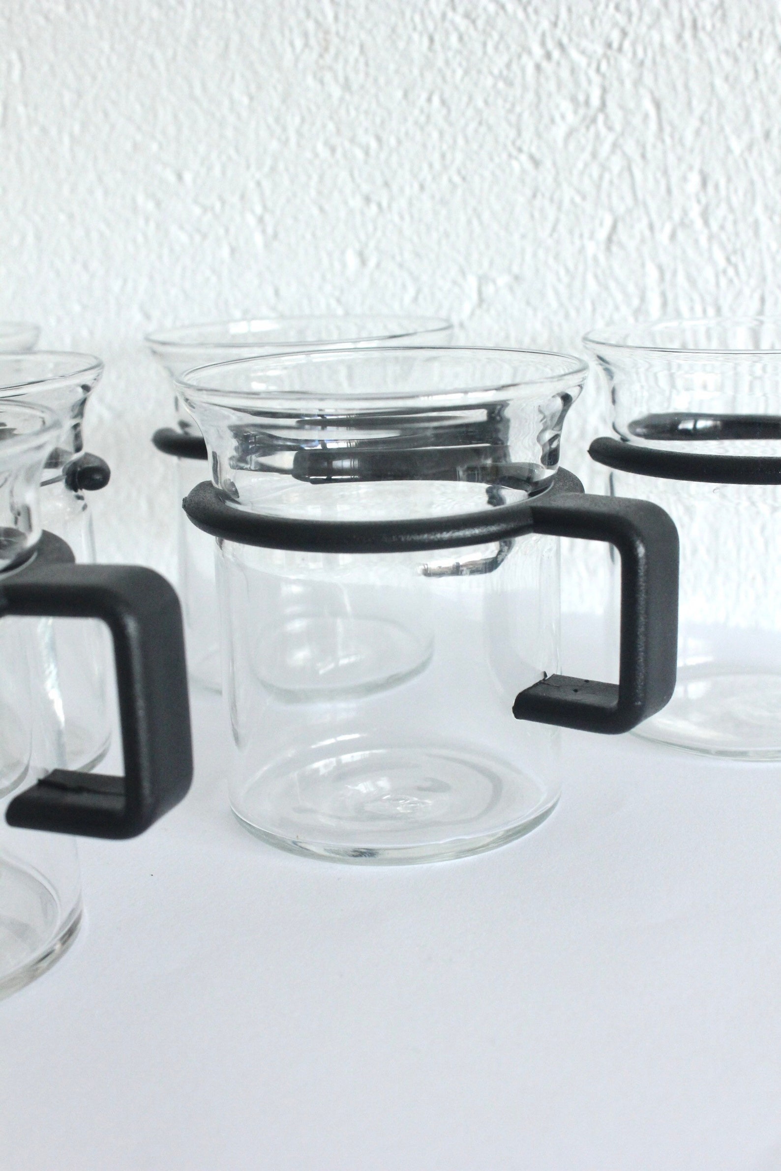 Single Vintage Black 80s Bodum Glass Tea Cup, Black Bodum Picard Cup ...