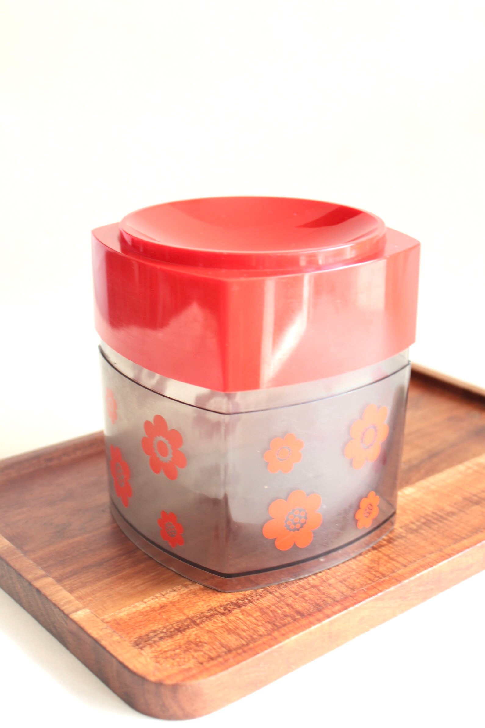 Retro Red Container Retro Storage Container Retro Red - Etsy