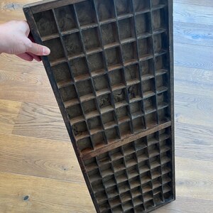 Long Vintage Rustic Letterpress Drawer, Type Drawer, Type Case Drawer ...