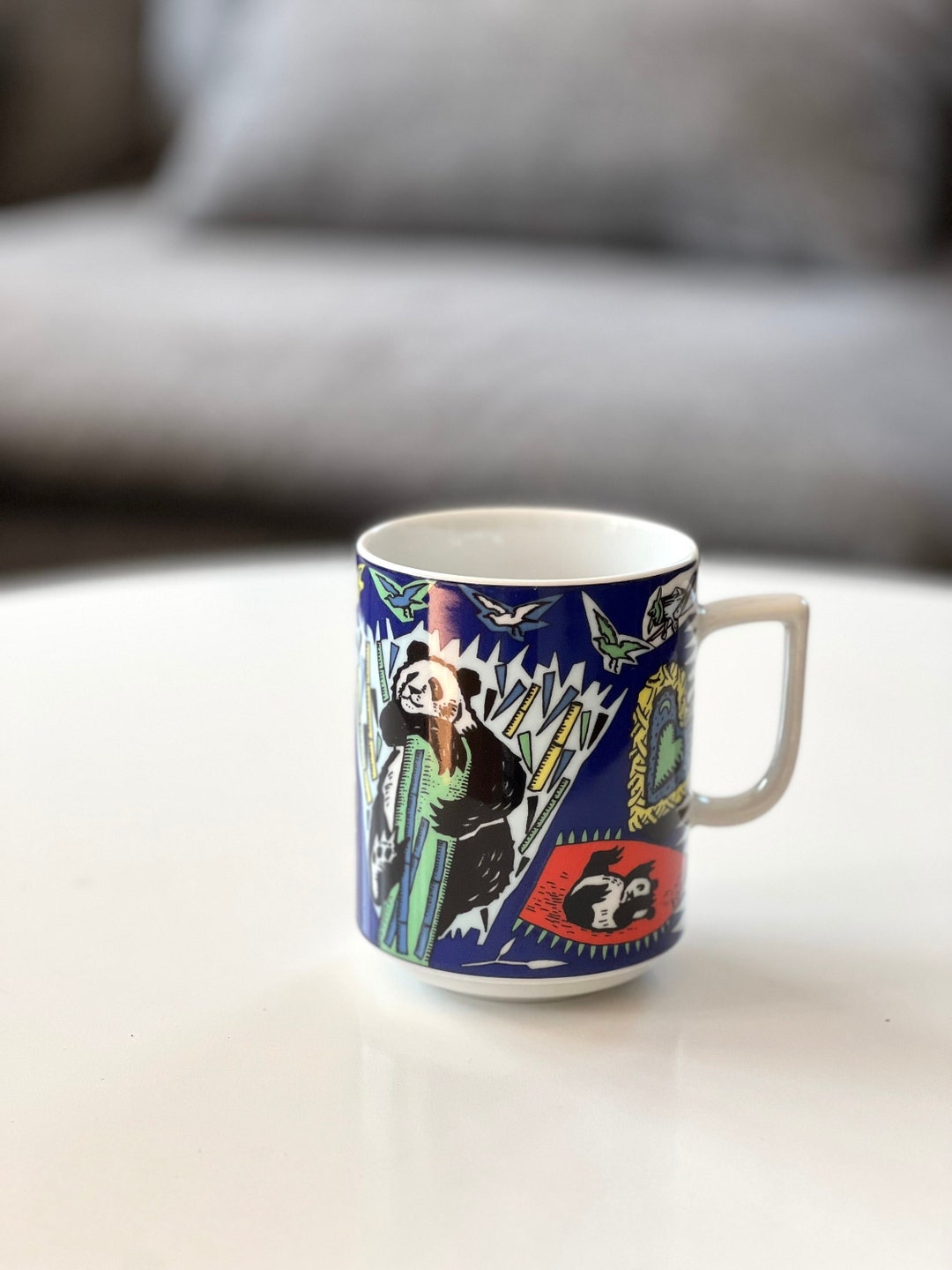 Vintage Swiss Langenthal Bopla PANDA Coffee Mug, Swiss Bopla Porcelain ...