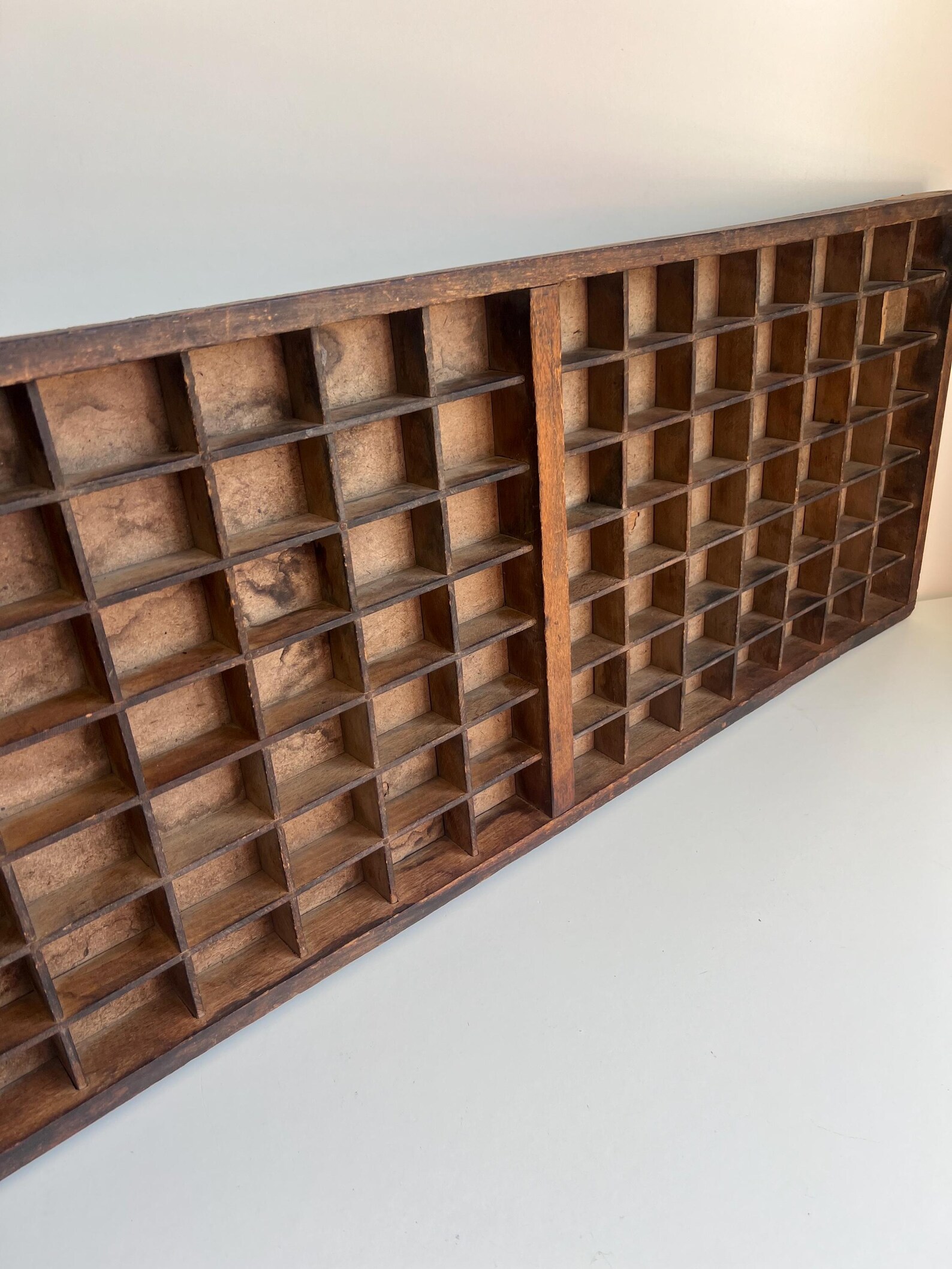 Long Vintage Rustic Letterpress Drawer, Type Drawer, Type Case Drawer ...