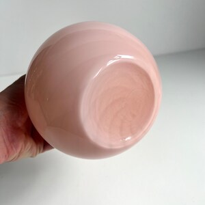 Vintage Murano Pale Pink Swirl Glass Vase, Vintage Murano Vase, Pale ...