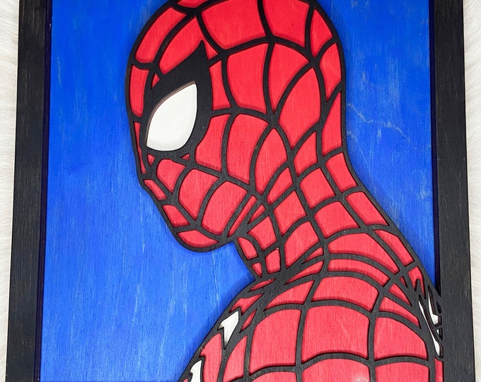 Layered Spider Man Sign Digital Download - Etsy