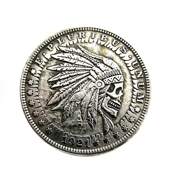 Morgan Skeleton Coin - Etsy