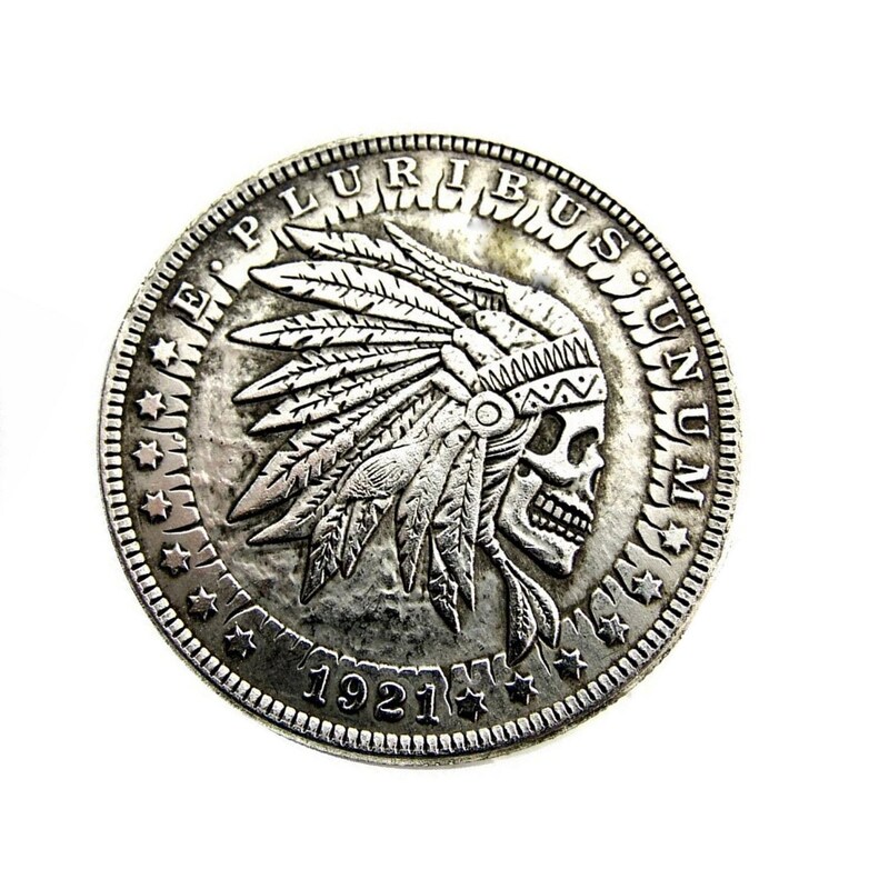 Morgan Skeleton Coin - Etsy