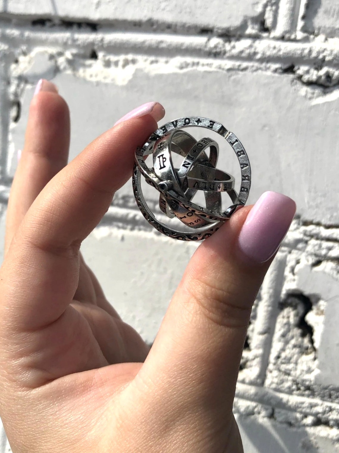 Foldable Astronomical Sphere Ring Astronomy Ring Ring for - Etsy