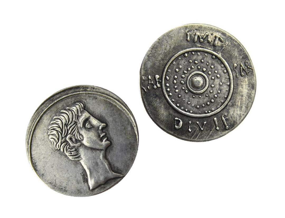Octavian as Augustus, 27 BC – 14 AD Coin, Ancient Roman Empire Denarius ...