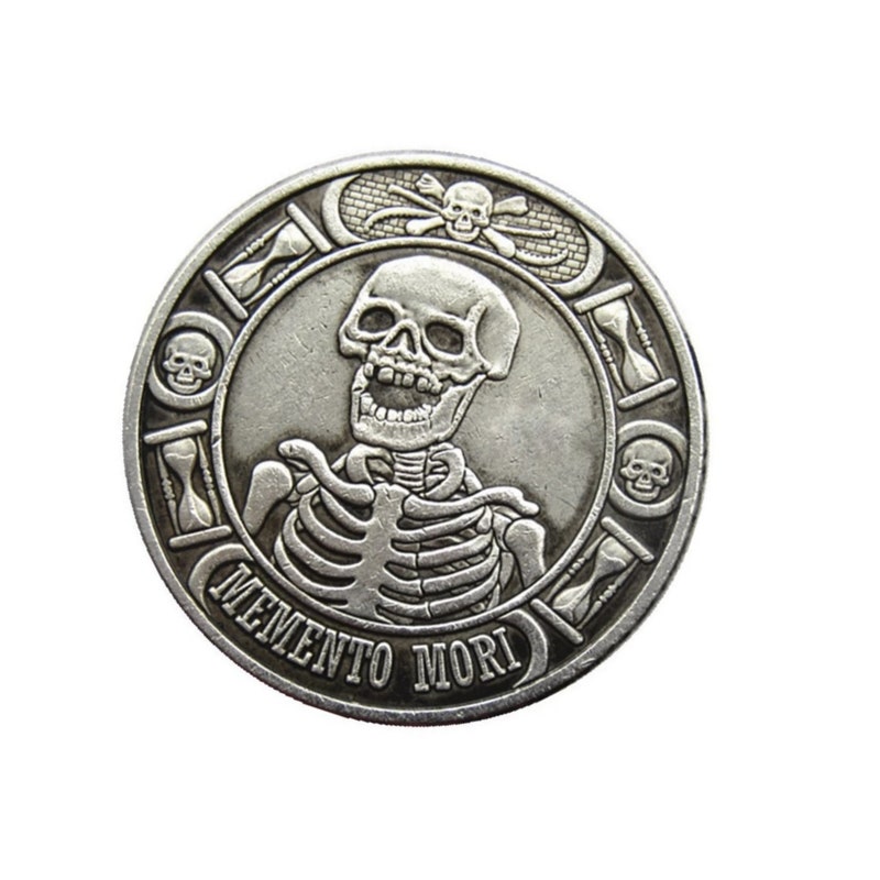 Morgan Skeleton Coin - Etsy