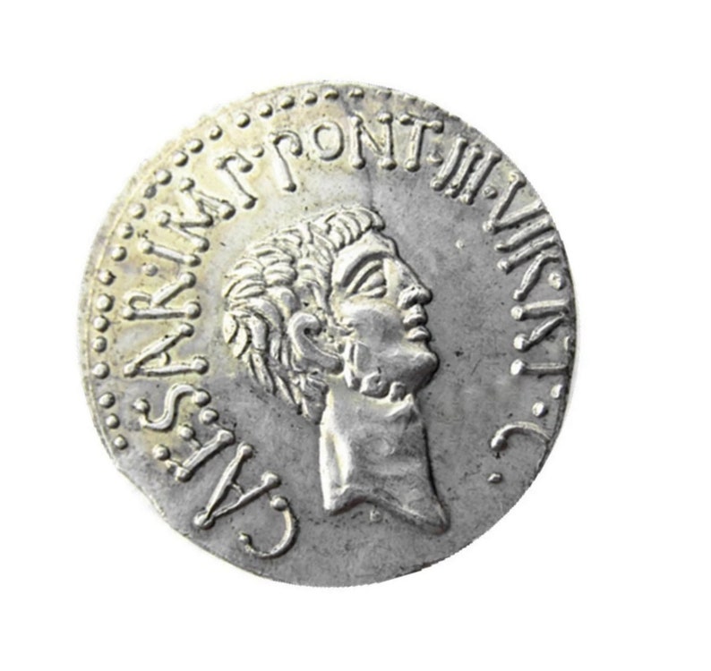 Marcus Antonius and Octavian Augustus Coin Ancient Roman - Etsy