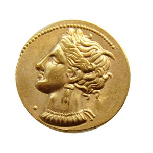 Zeugitania Carthage Gold Stater, Ancient Greek Gold Stater Coin, Gold ...