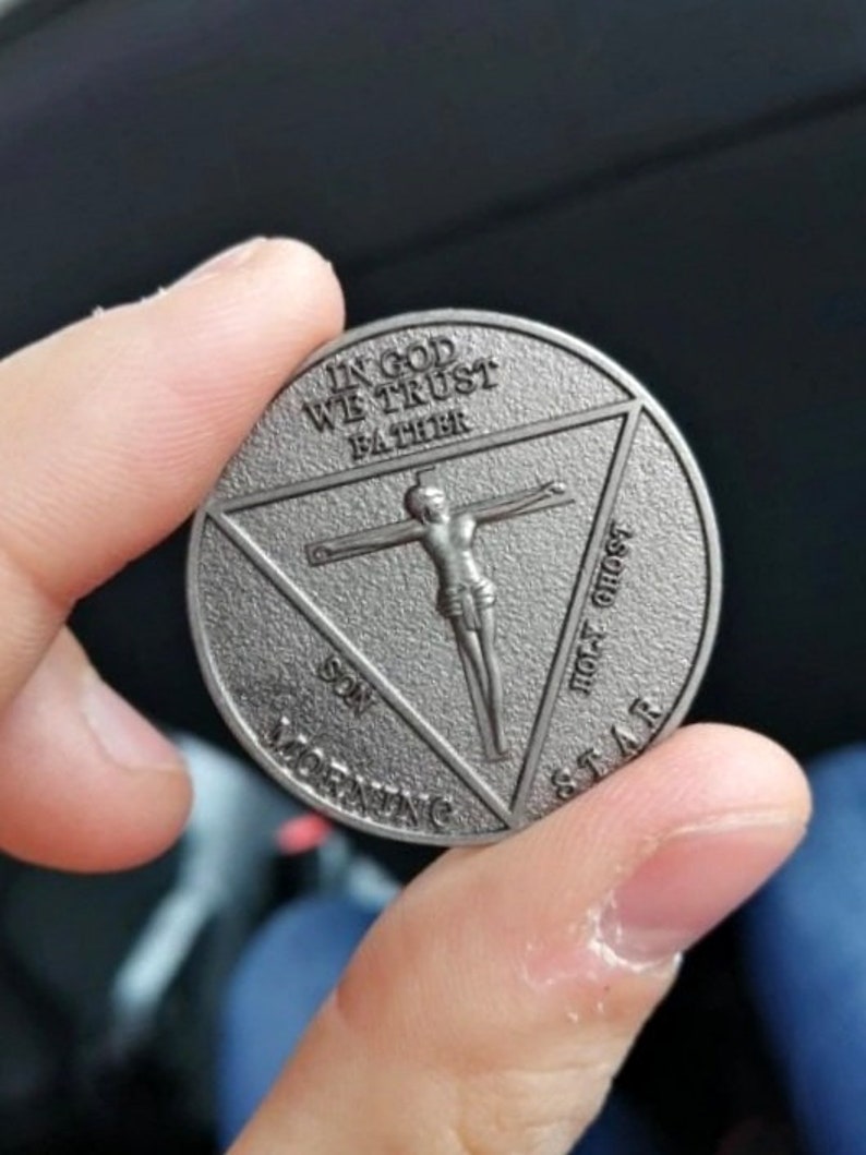 Lucifer Morningstar Coin Baphomet Coin Lucifer Morningstar - Etsy UK