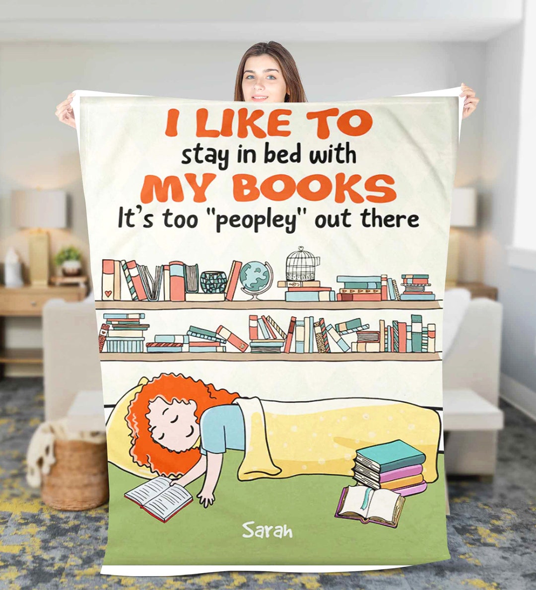 Personalized Name Official Nap Blanket Fleece Sherpa Blanket, Daughter ...