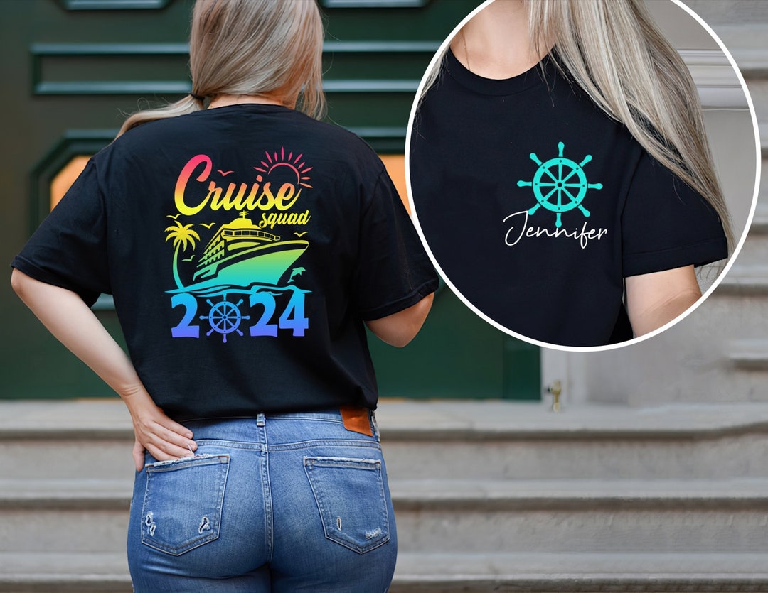 Custom Name Cruise Squad 2024 Shirt, Birthday Cruise Shirt, Family ...