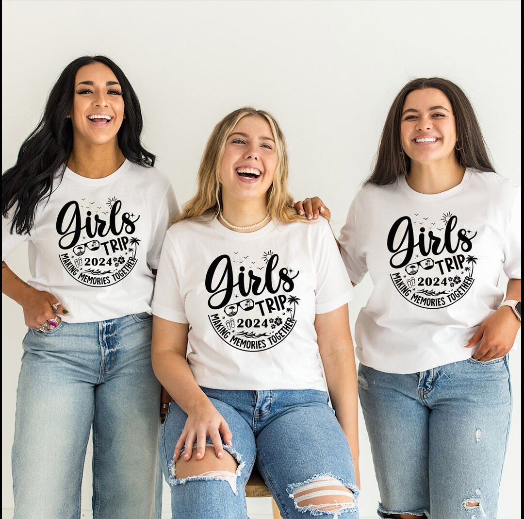 Girls Trip 2024 Shirt, Birthday Girl Shirt, Custom Matching Graphic ...