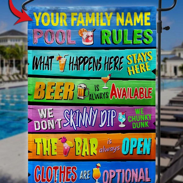 Swimming Pool Signs - Etsy
