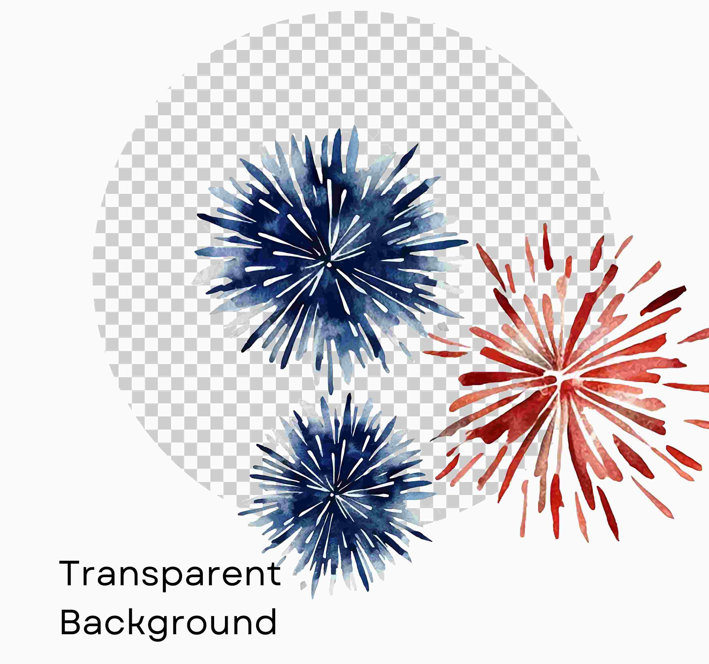 Watercolor 4th of July Clipart,patriotic PNG for Commercial Use POD ...