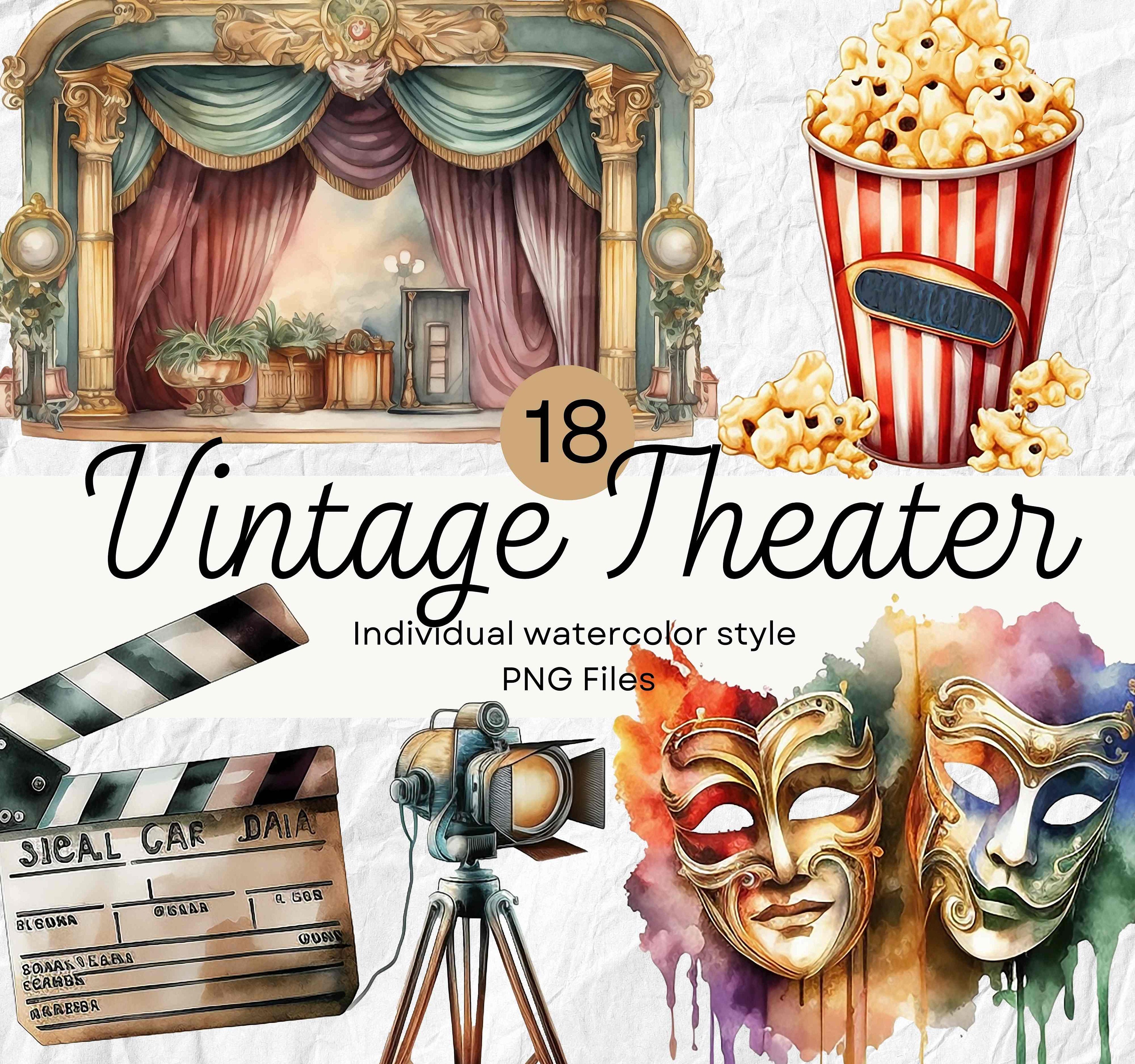 Theatre Cast Clip Art