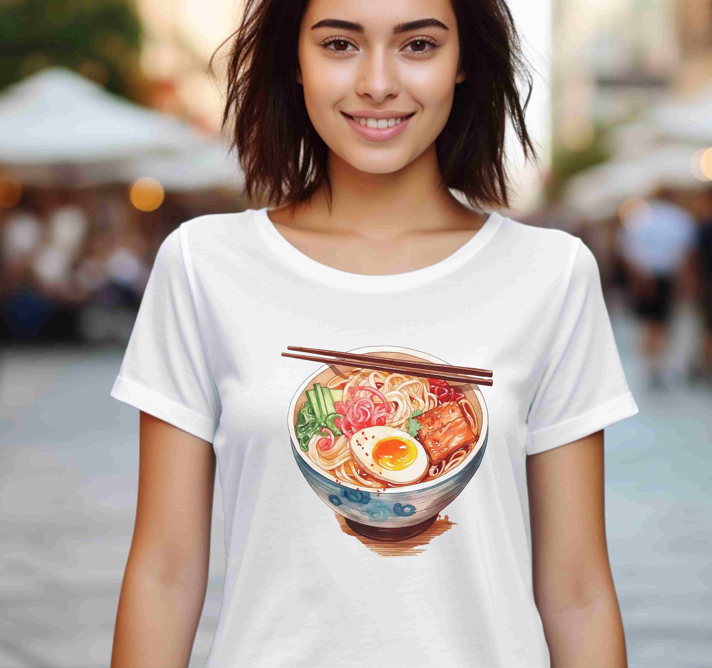 Watercolor Ramen Clipart, Asian Food PNG for Commercial Use & POD ...