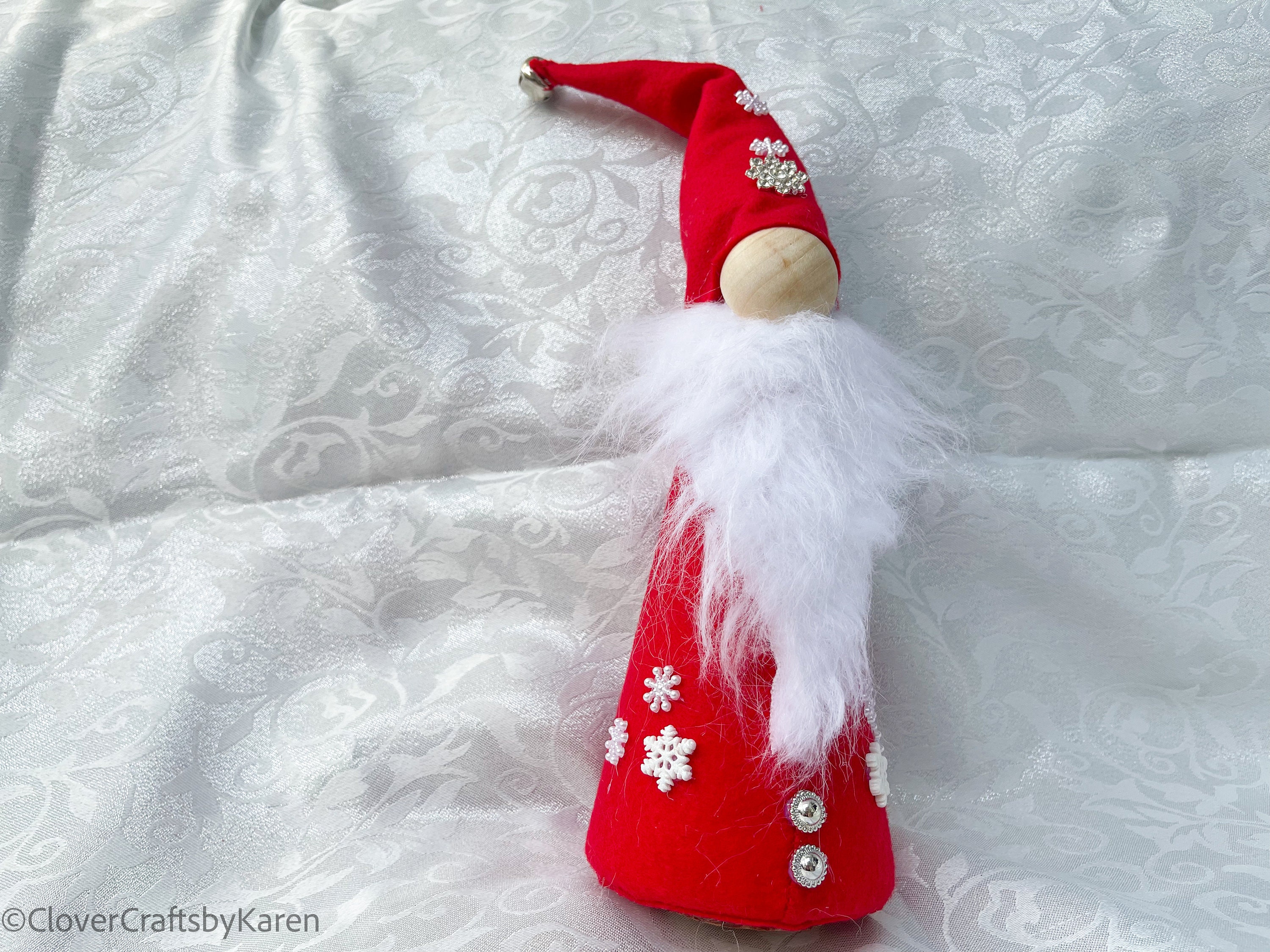 Big Red Christmas Gnome Made in the UK Christmas Decor - Etsy