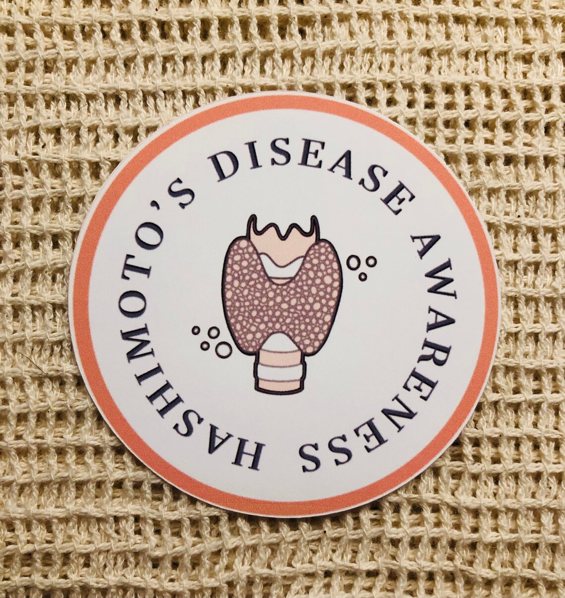 Hashimotos Disease Awareness Sticker Thyroiditis Sticker - Etsy