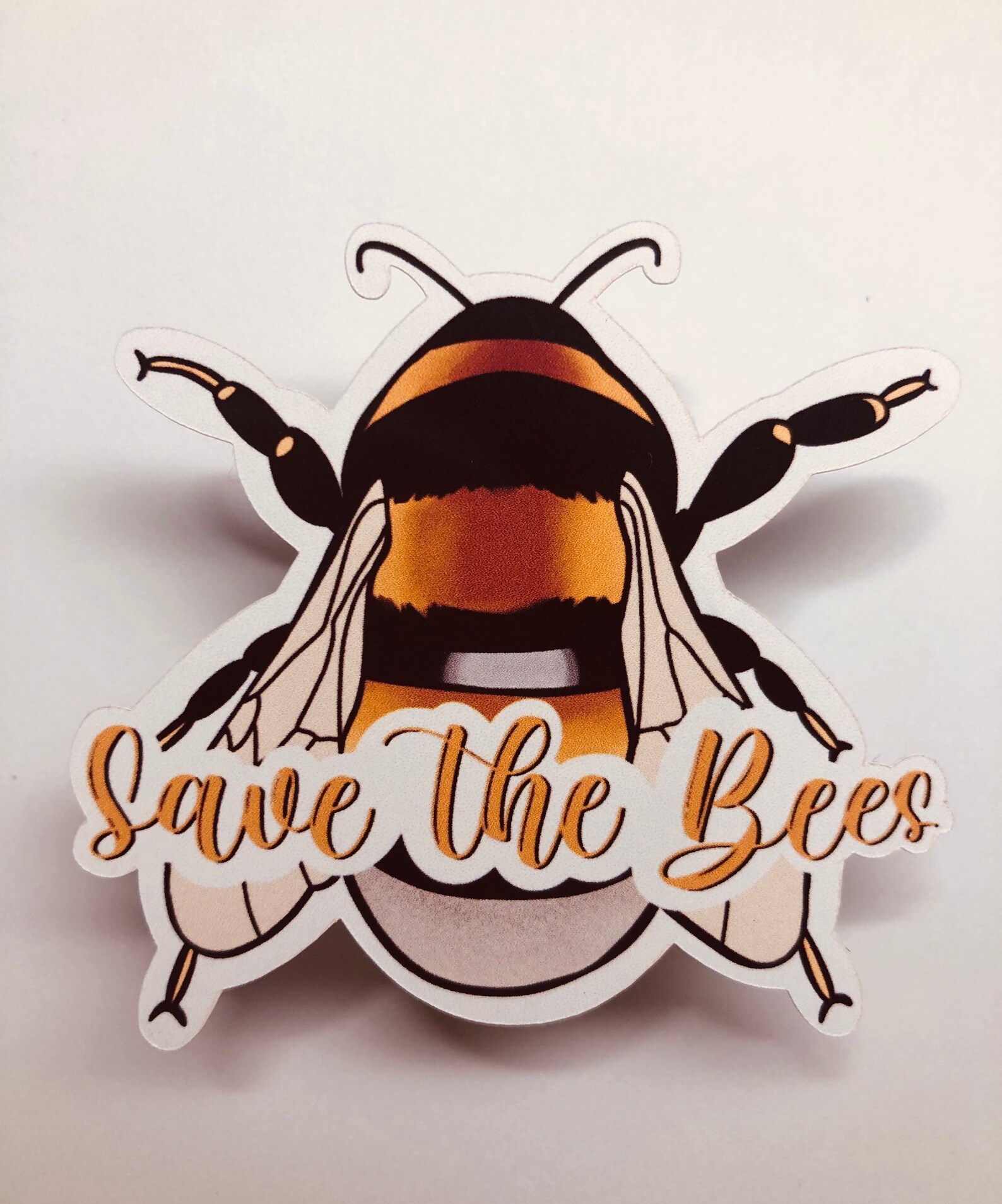 Save the Bees Sticker Honey Bee Sticker | Etsy