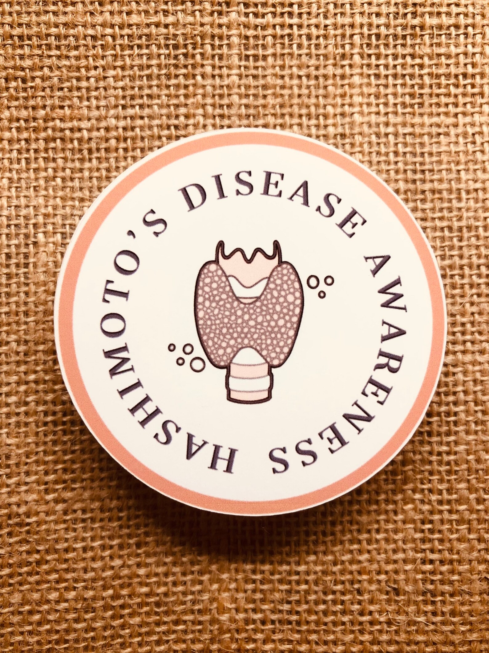 Hashimotos Disease Awareness Sticker Thyroiditis Sticker - Etsy