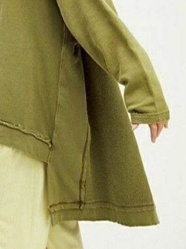 Bluza SPORT, Supradimensionata, M, Verde Maslin, Extravaganta, Cusaturi ...