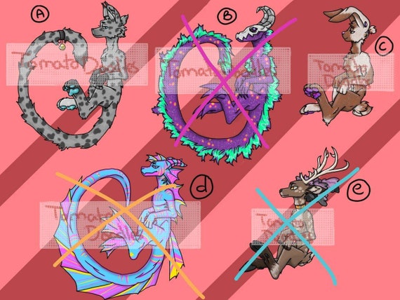 Adoptable Furry Adopts Character Design | Etsy